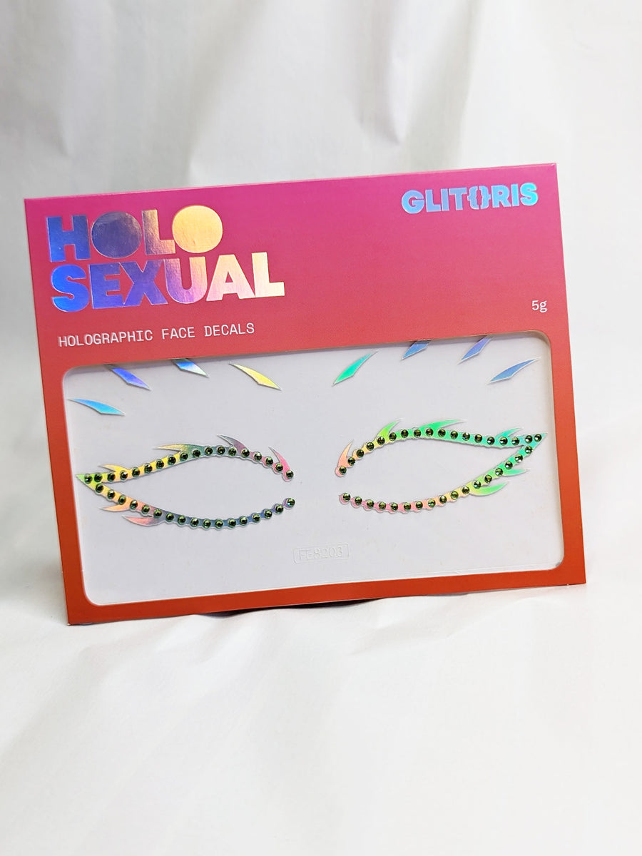 Graphic GL-ASS-es | Face Gems | Face Decals| Holosexual – Glitoris