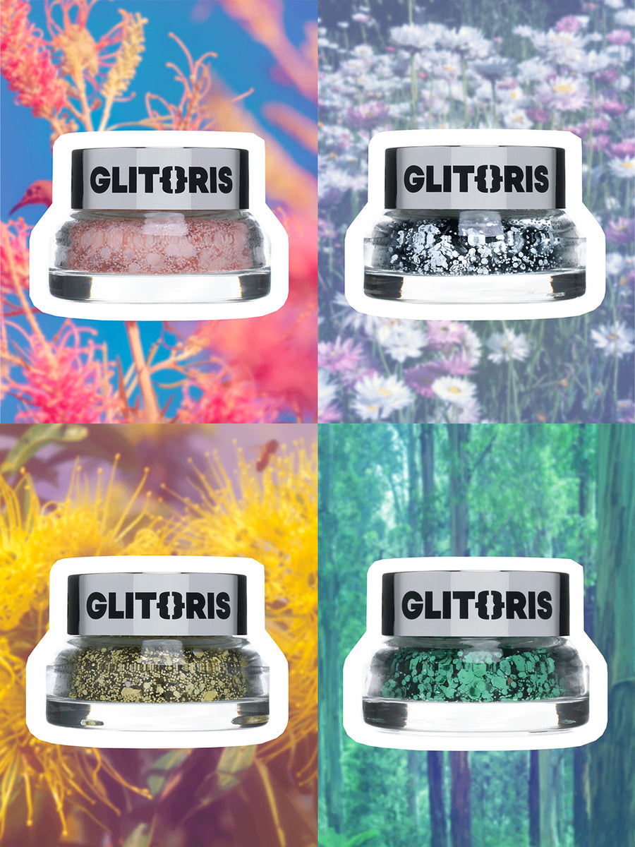 Glit Glit Bloom Whole Kit - Biodegradable Glitter 12 Pack – Glitoris